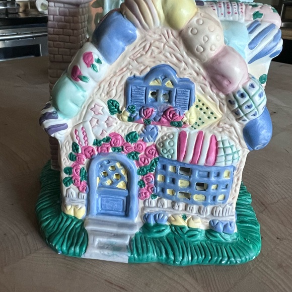 Art | Colorful Ceramic Cottage Art Piece | Poshmark